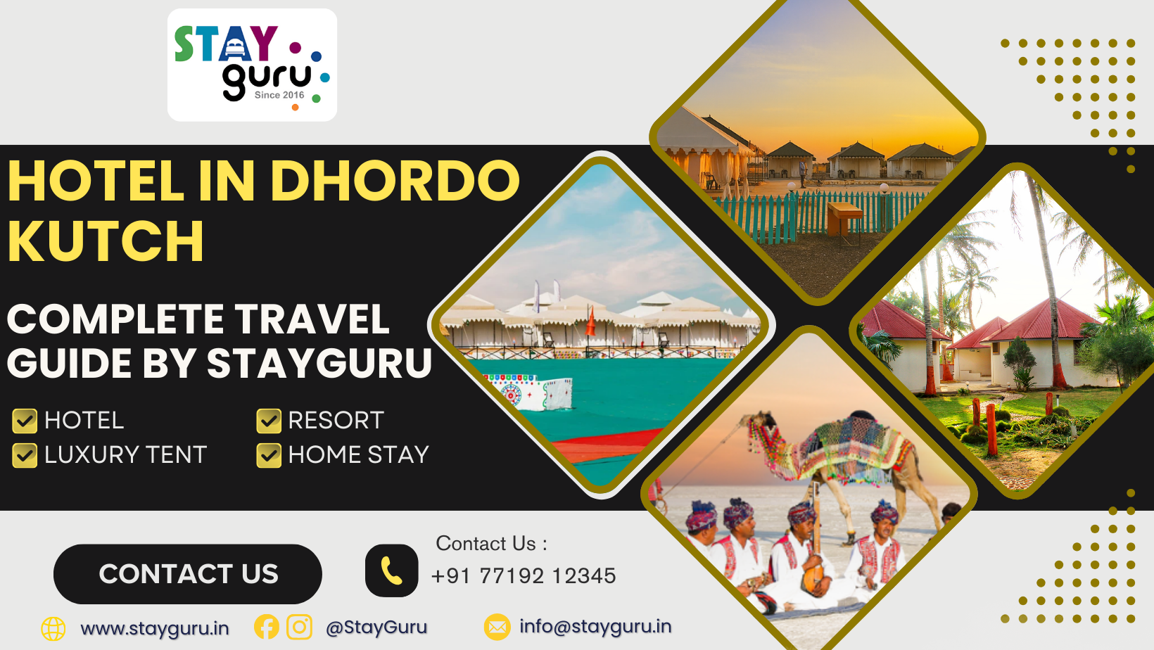 Hotel in Dhordo Kutch | Best Resorts Near Rann of Kutch